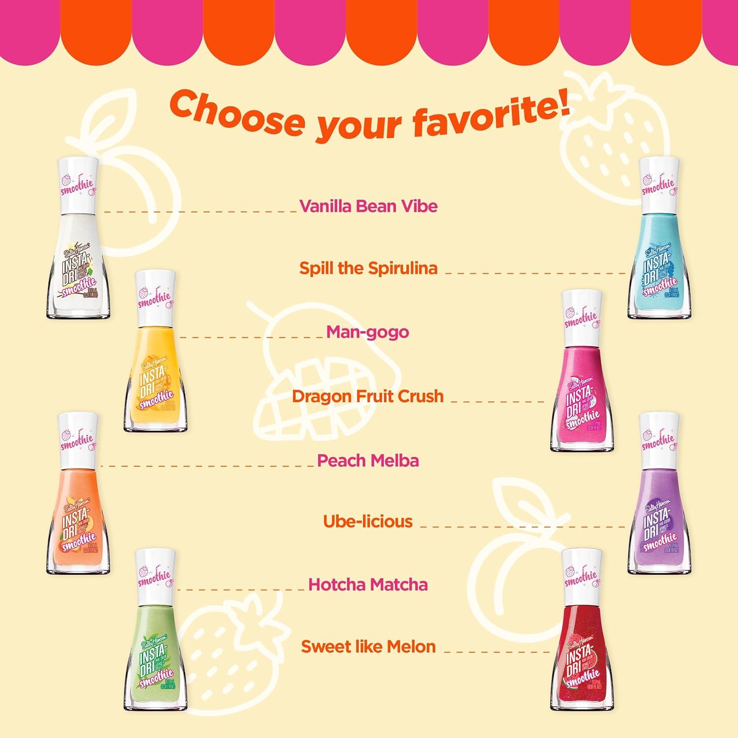 Sally Hansen Insta-Dri the Smoothie Shop Collection, Vanilla Bean Vibe ...